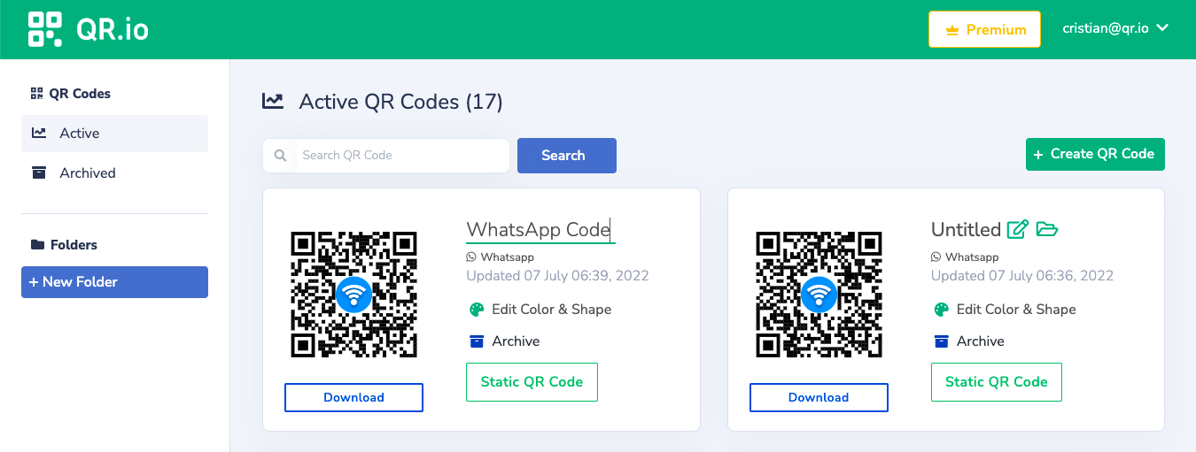 WhatsApp QR Code Generator: Create QR Codes for the Messaging App